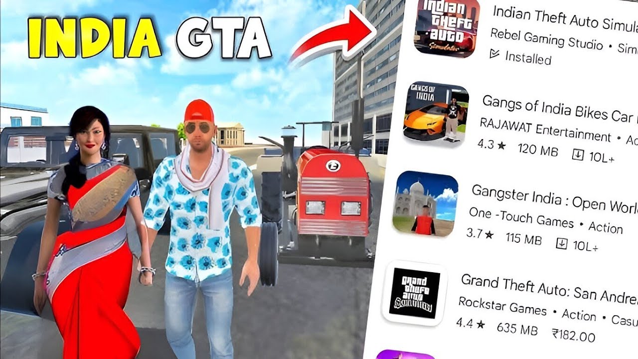 First Time Play Indian Theft Auto | Like Gta 5 🤯 - YouTube
