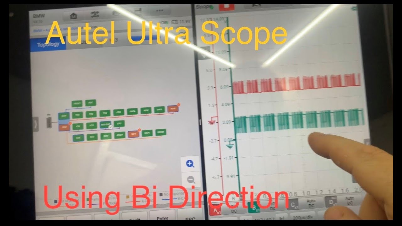 Autel Ultra using Scope/ Bi directional at Once - YouTube