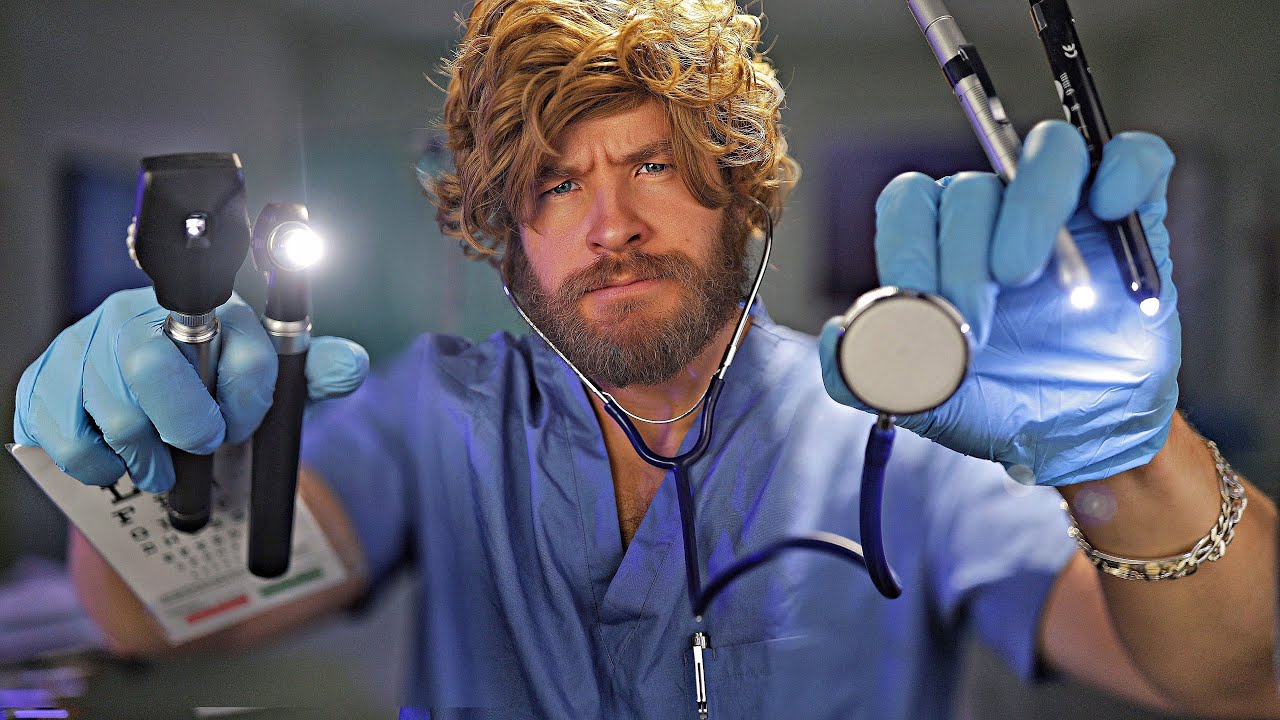 [ASMR] Fastest Doctor | Examinations for SLEEP (ft. Dr. Lightspeed ...