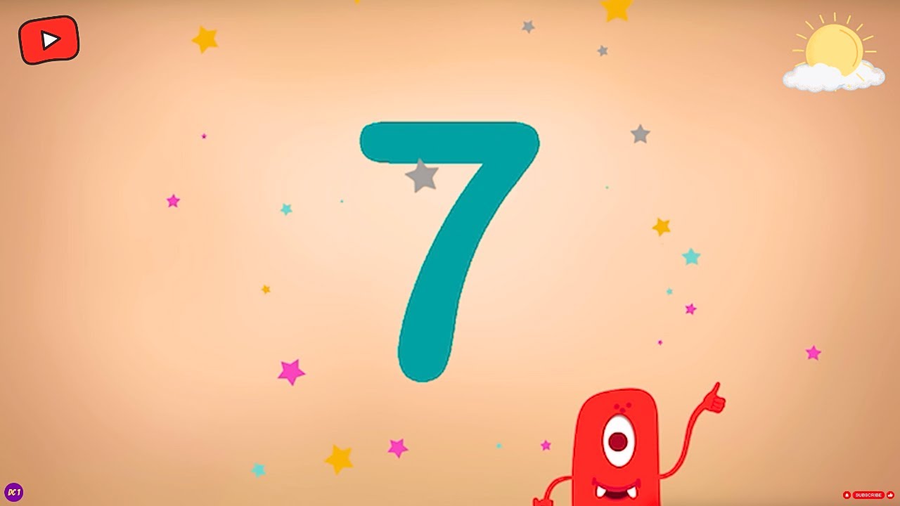Meet Number 7 | Explore the World of Numbers | Tracing & Phonics - YouTube