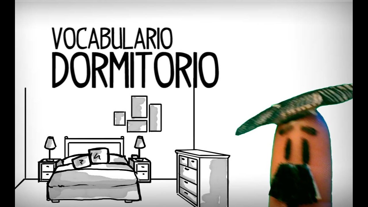 Vocabulario dormitorio en español, las partes de la casa - YouTube