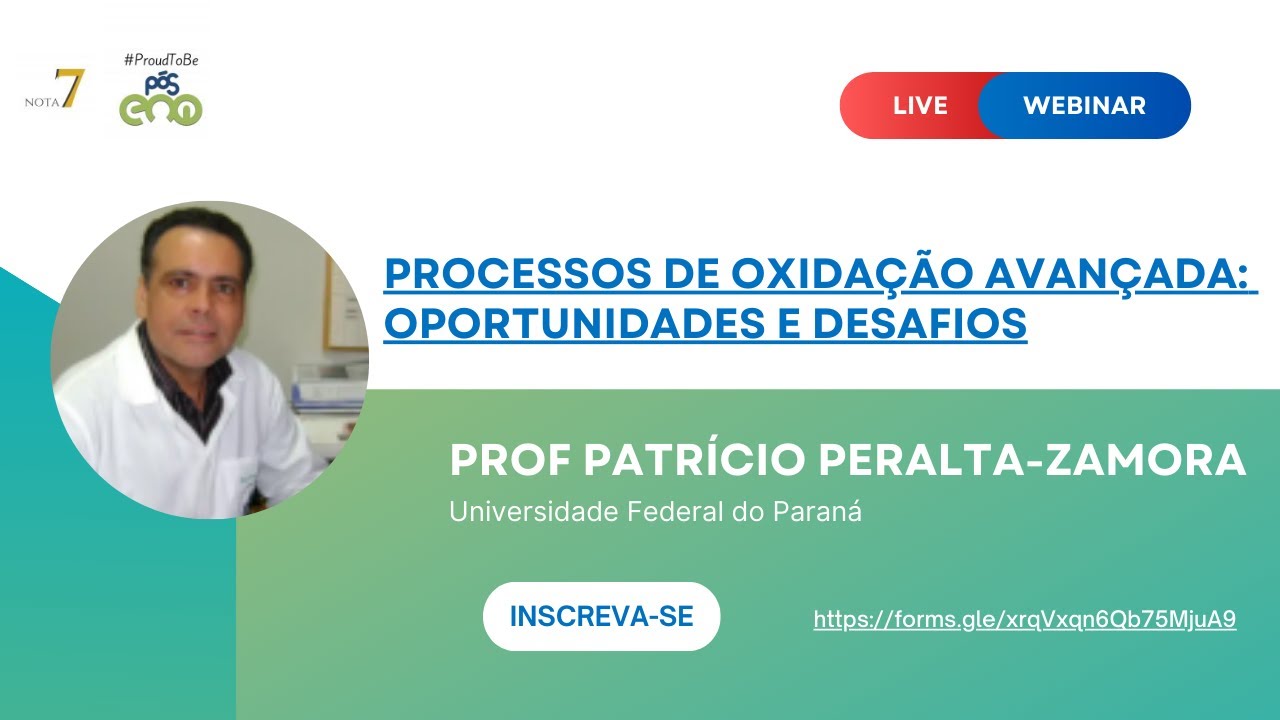 Minicurso online – Processos de Oxidação Avançada: Oportunidades e ...