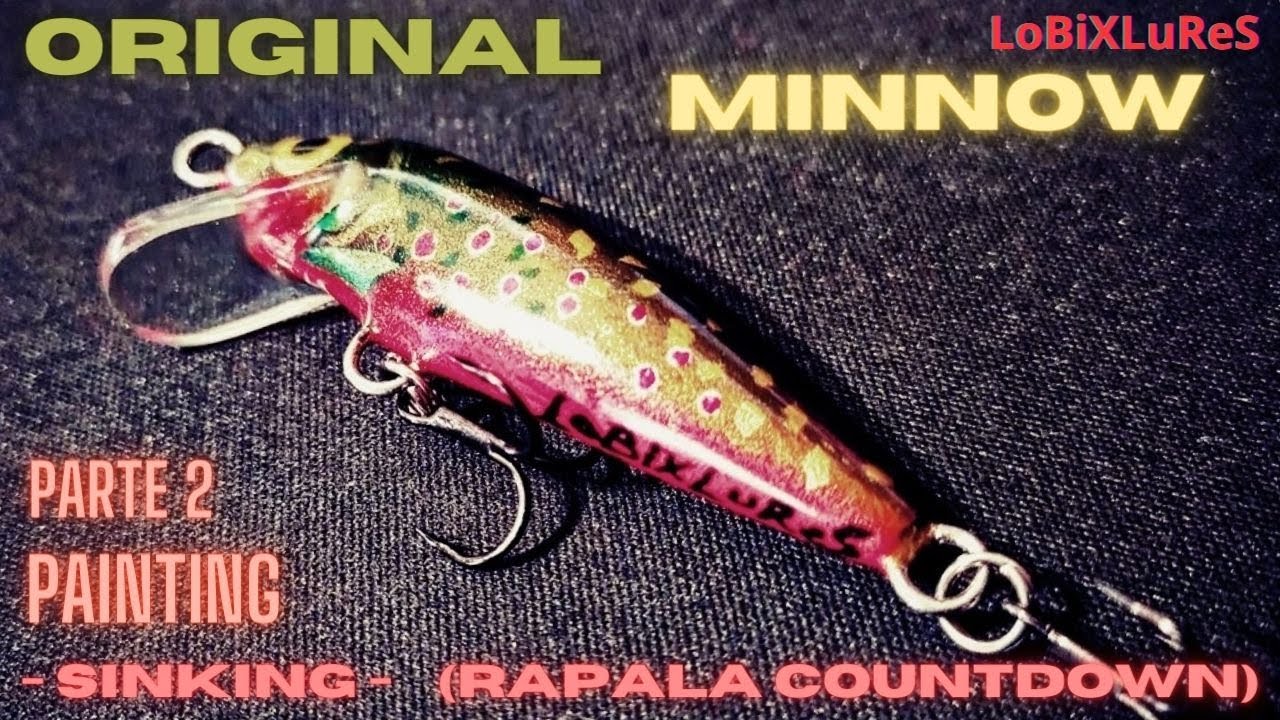 ORIGINAL MINNOW - PARTE 2 - Sinking - pintando Mini-MINNOW artesano en ...