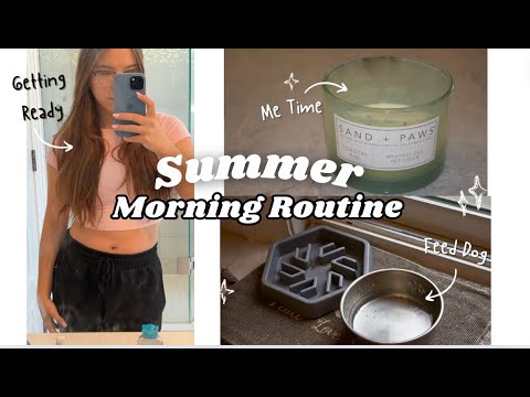 10am summer MORNING routine 🌷 - YouTube