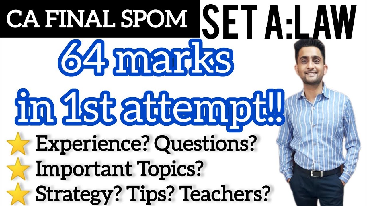 How to pass spom corporate law Set A🎯 Pass Spom exam In first attempt💯 ...