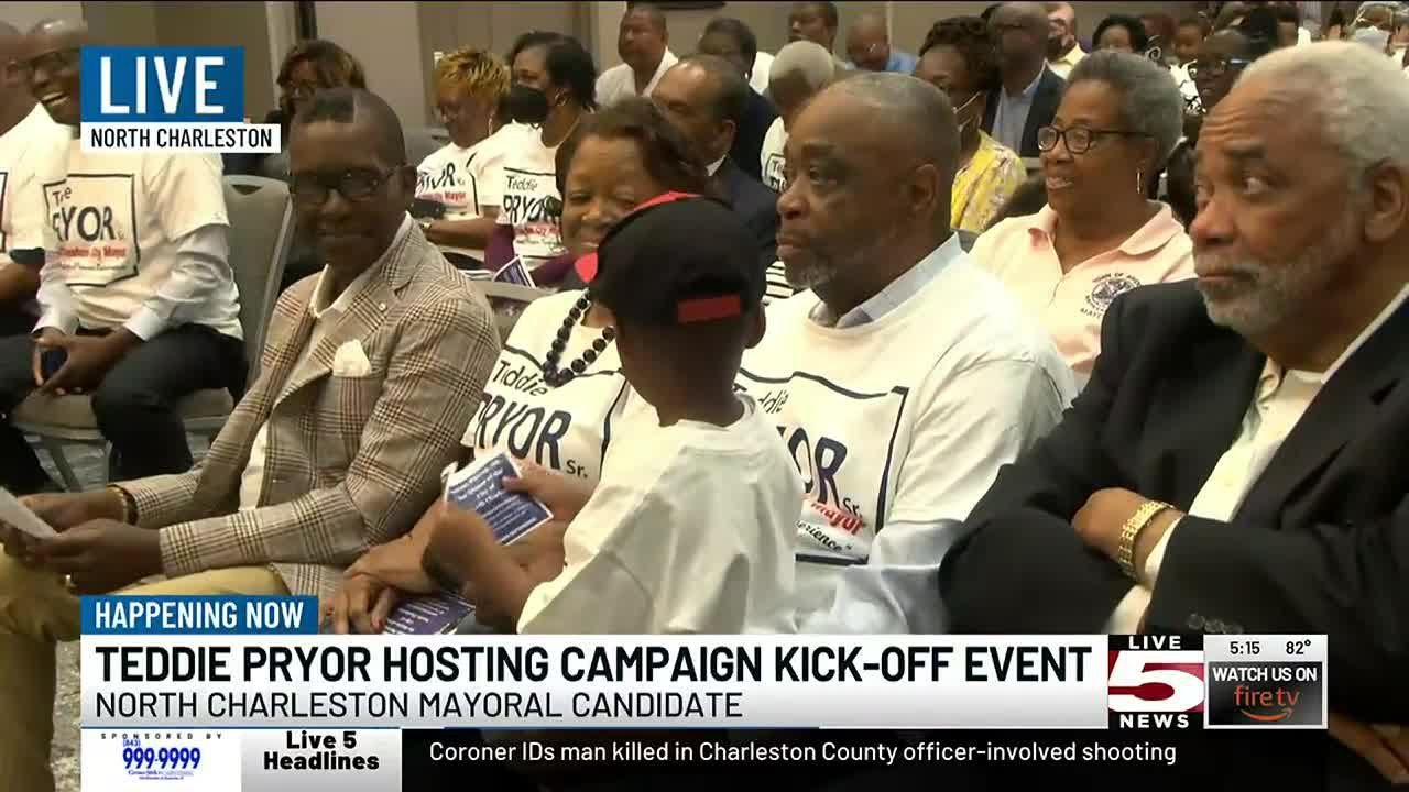 VIDEO: Teddie Pryor holds campaign kickoff event in N. Charleston ...