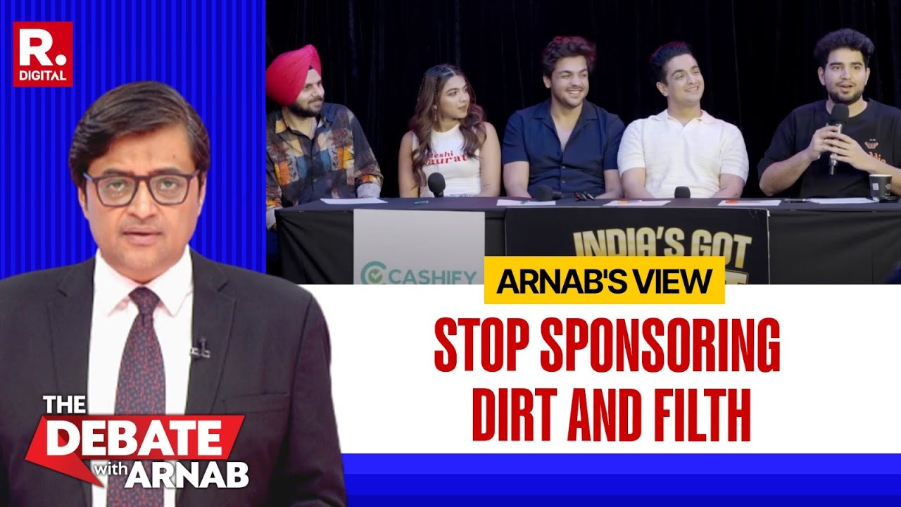 Arnab Calls Out Sponsors Of Shows That Promote Filth And Vulgarity In ...