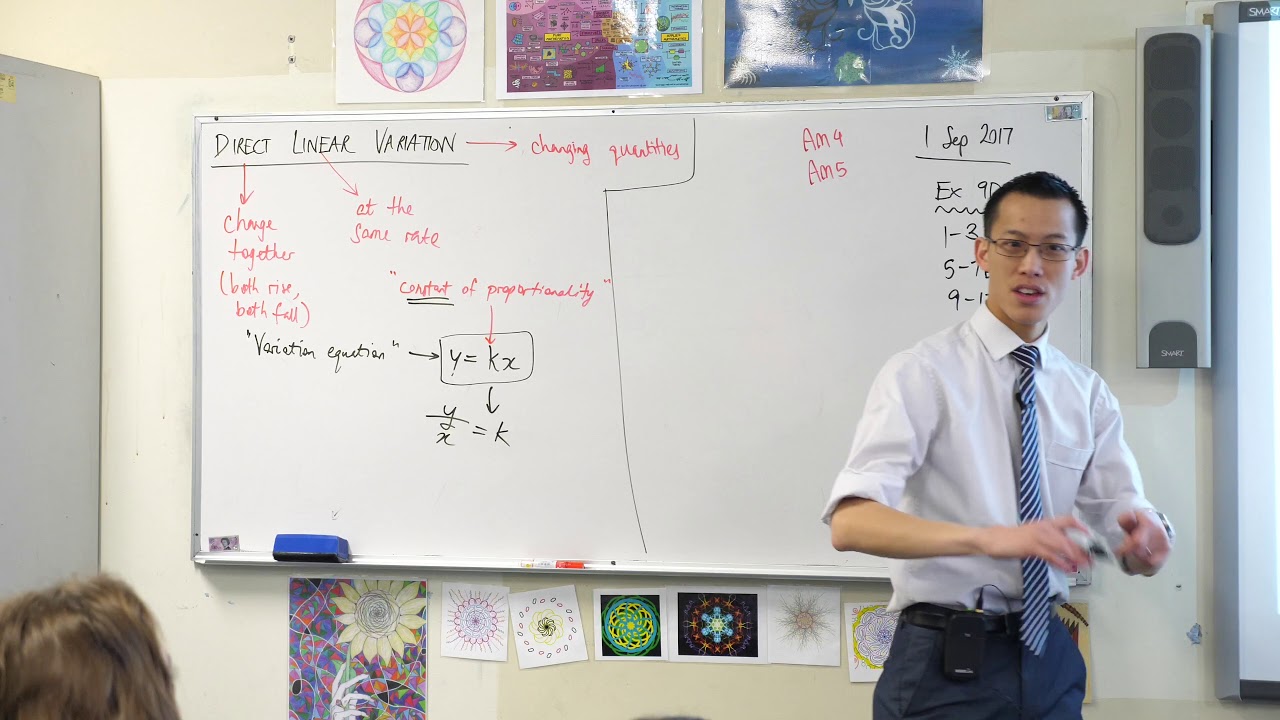 Direct Linear Variation (1 of 2: Introduction) - YouTube