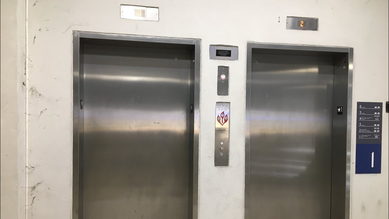 Kone KSS 140 Traction Elevator at Aventura Mall Expansion Wing Parking ...