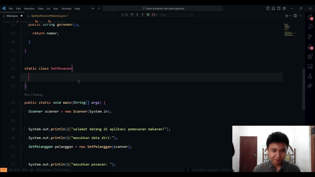 Ali Akbar Bermano (G1A024041) TUBES komputer dan pemrograman - YouTube