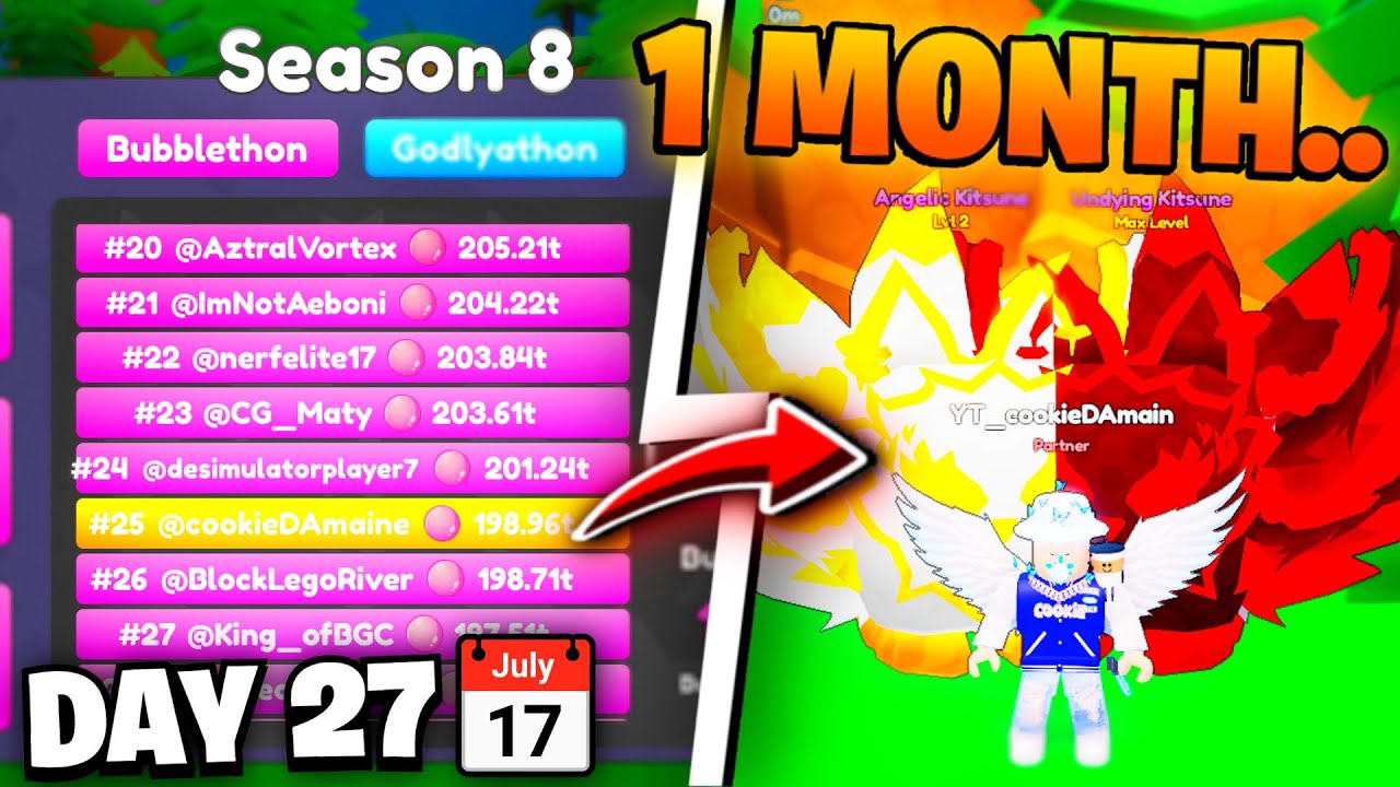 I AKFed For *30 DAYS* Straight And THIS HAPPENED..! (Roblox Bubble Gum ...