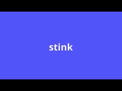 what is the meaning of stink - YouTube