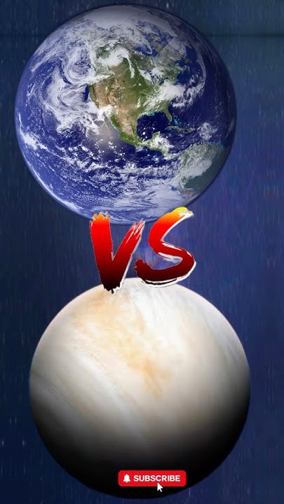 Planetary Face-Off: Earth vs Venus in the Solar Arena #space # ...