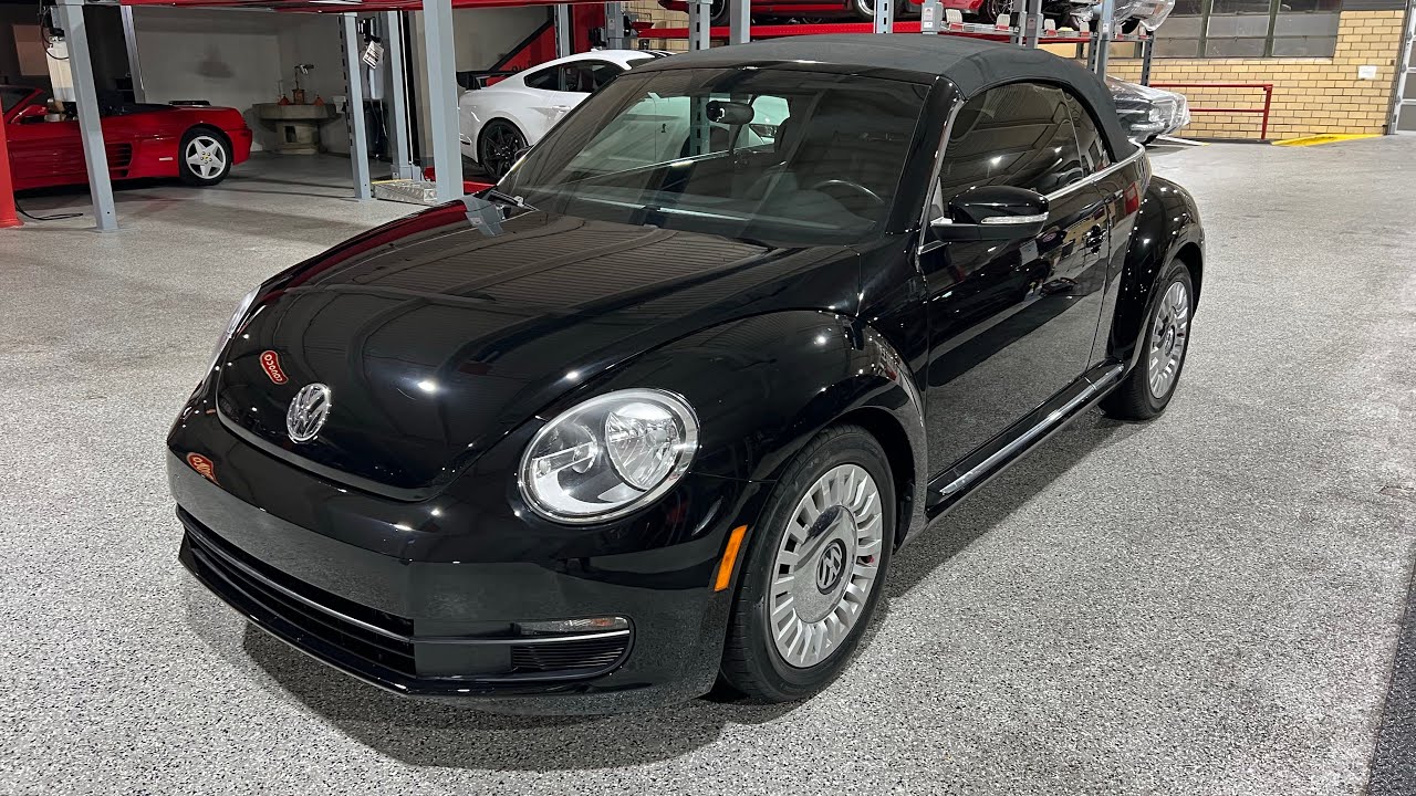 2015 Volkswagen Beetle Convertible 1.8T automatic for sale - YouTube