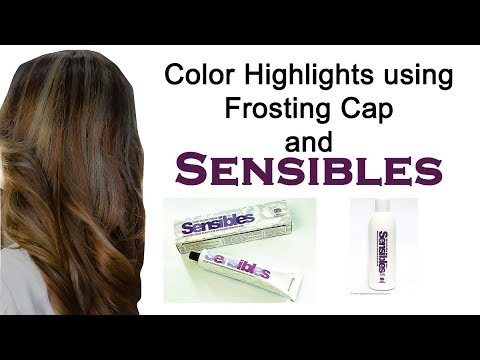 Color Highlights using frosting cap Tutorial - YouTube