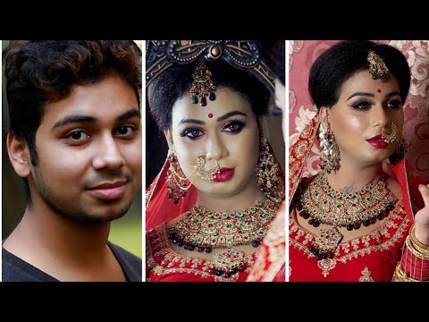 Male to Female Makeup Transformation 2020 | Boy to Girl Bridal Makeup | Amazing MtF Makeup Tutorial
