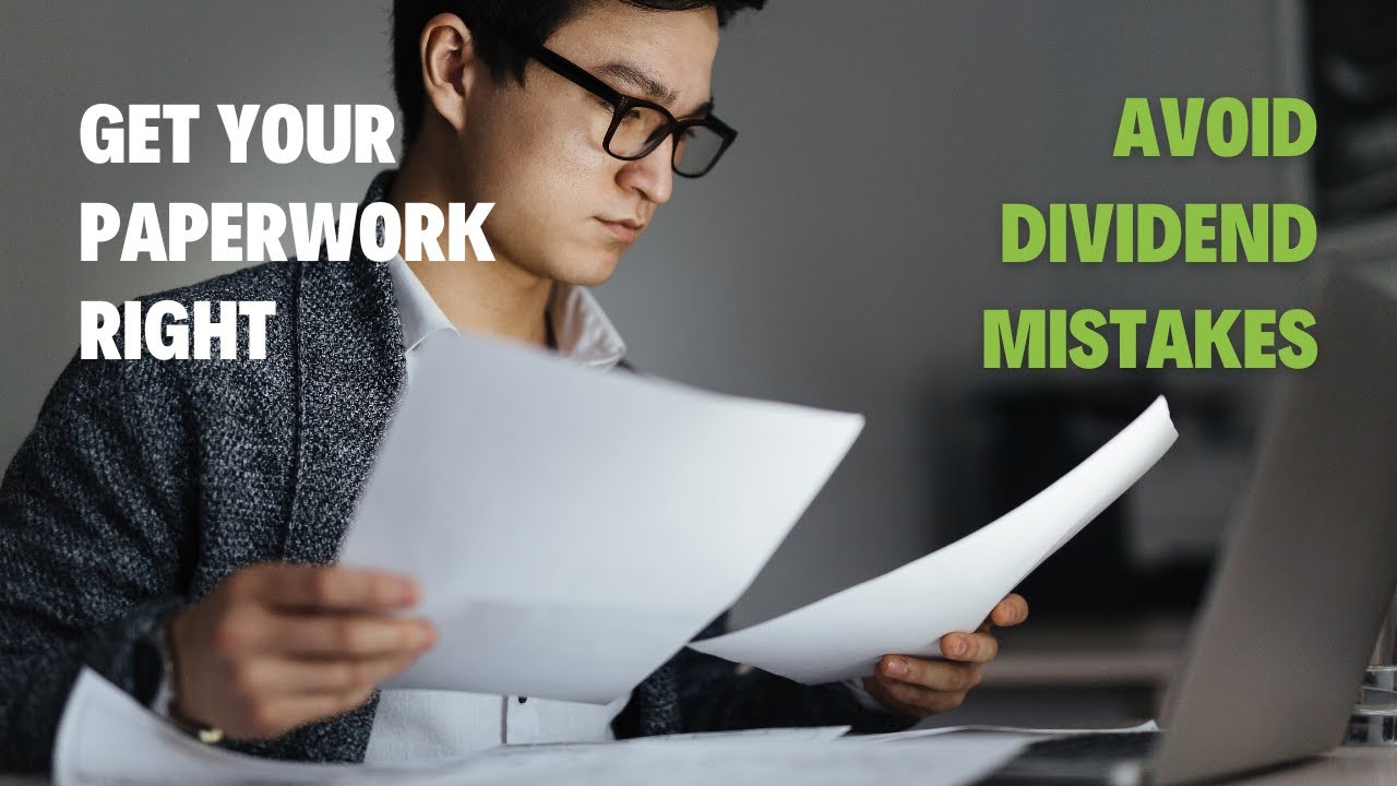 Dividend Paperwork: How to Pay Yourself Dividends - YouTube
