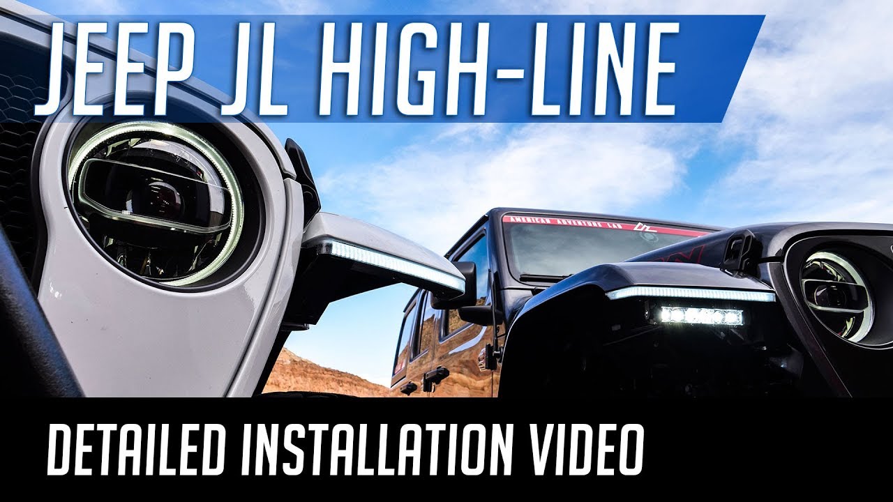 Jeep JL High Line Installation - YouTube