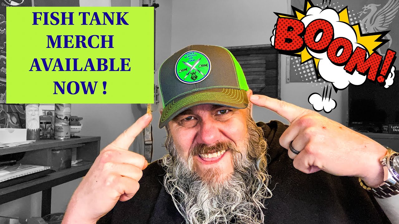 FISH TANK MERCHANDISE AVAILABLE NOW! 🐠⚔️🔥 ... well some of it anyway ...