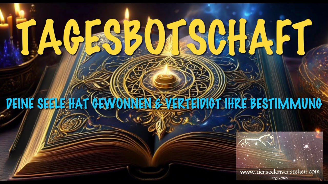 TAGESBOTSCHAFT: DAS ZAUBERBUCH - YouTube