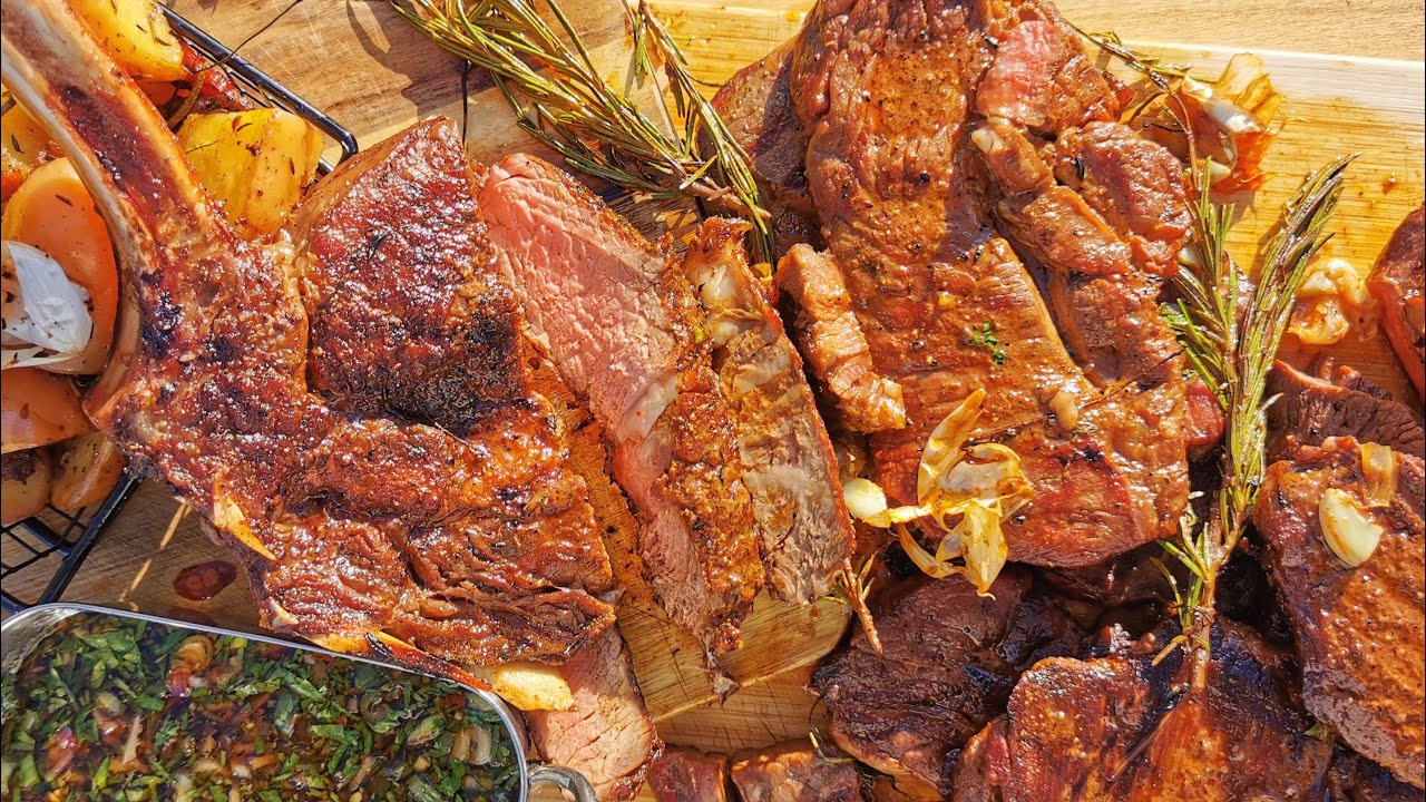🥩UN GRATAR de ZILE MARI -Ceafa de Vita, Inima de Chiulota, Cowboy Steak ...