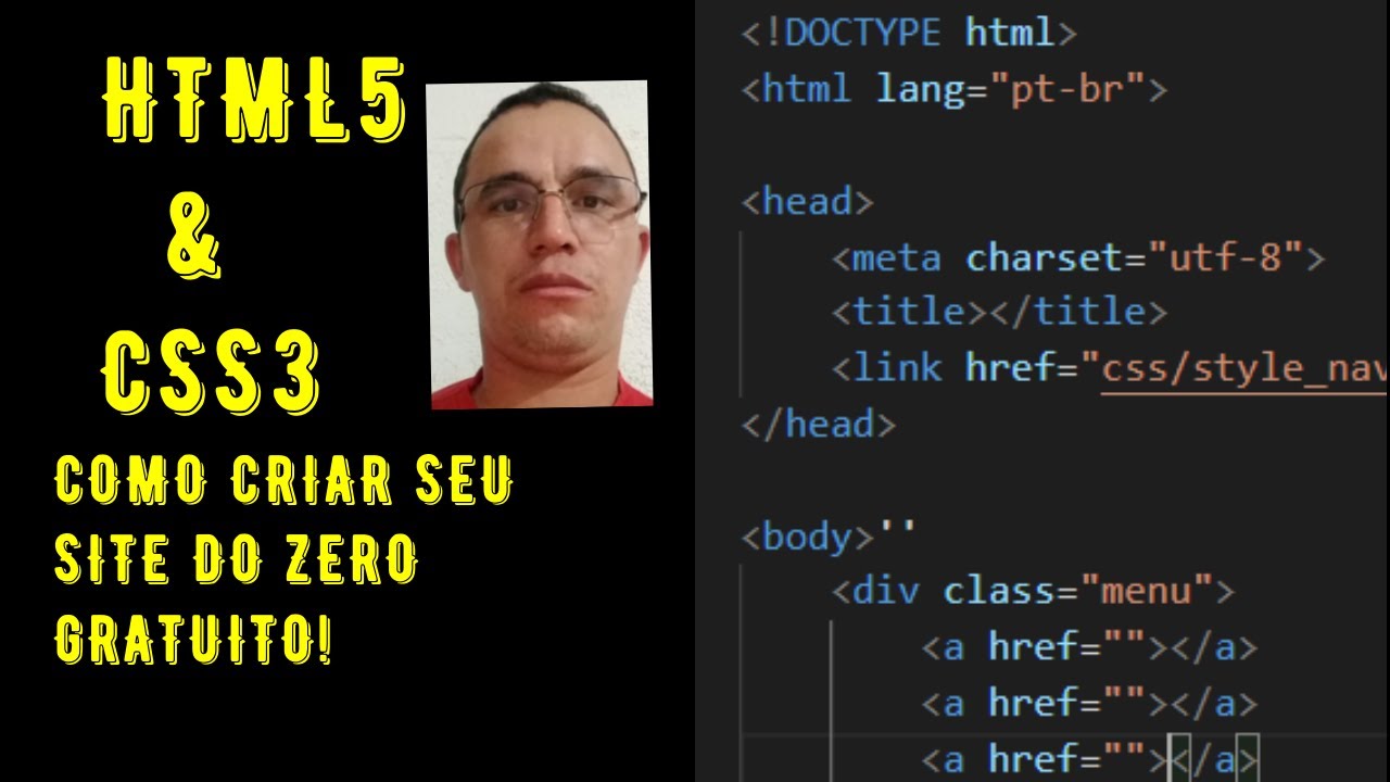 Curoso de HTML5 - AULA 03 - primeiro documento html - YouTube