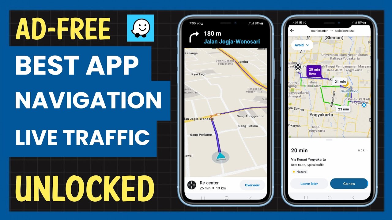 Best Free Navigation Live Traffic App for Android - YouTube