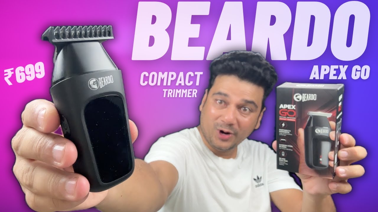 Best Compact Trimmer for Men | Beardo Apex Go Trimmer Unboxing & Review ...