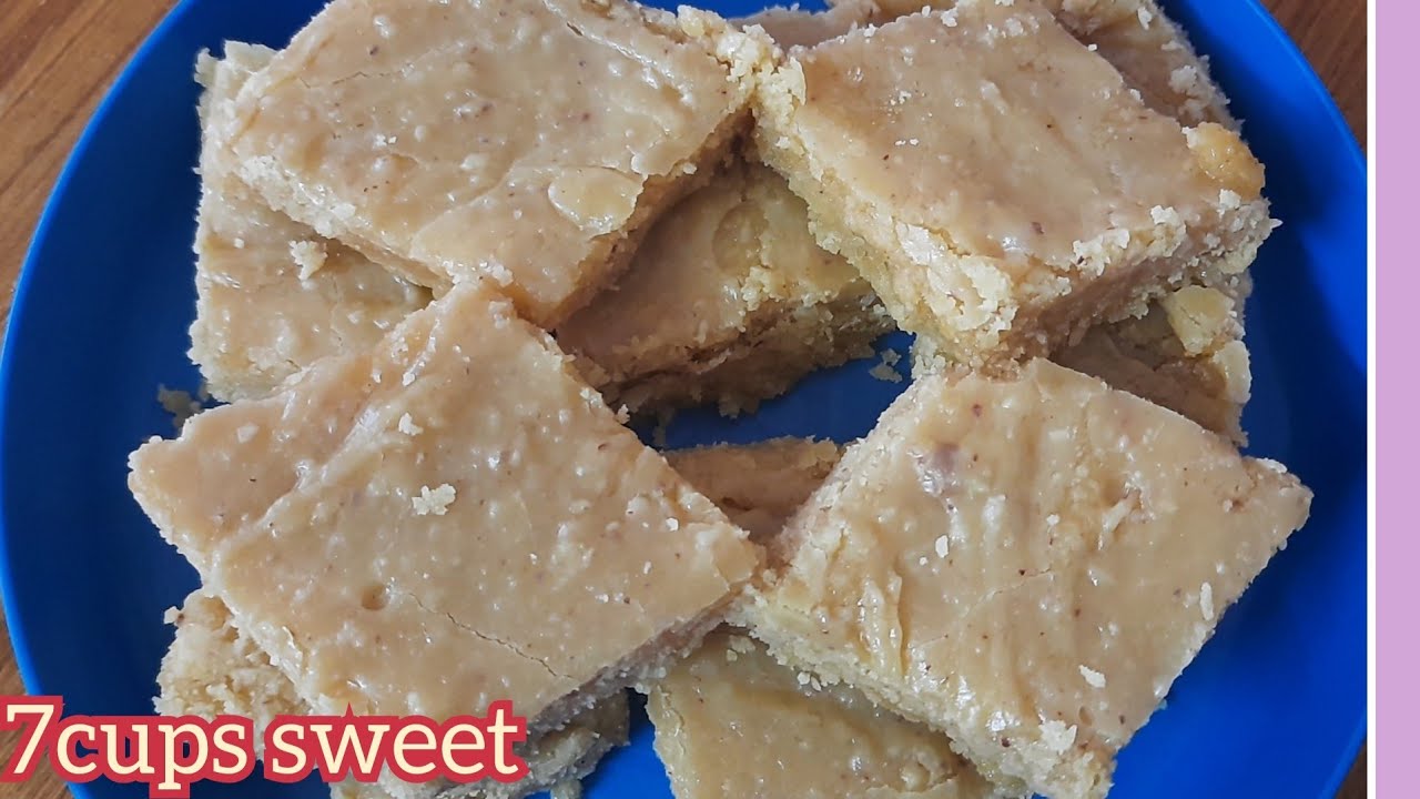 7 cups sweet 👉పాకం లేకుండా ఈజీగా తయారుచేసే స్విట్ |easy and tasty 😋 ...