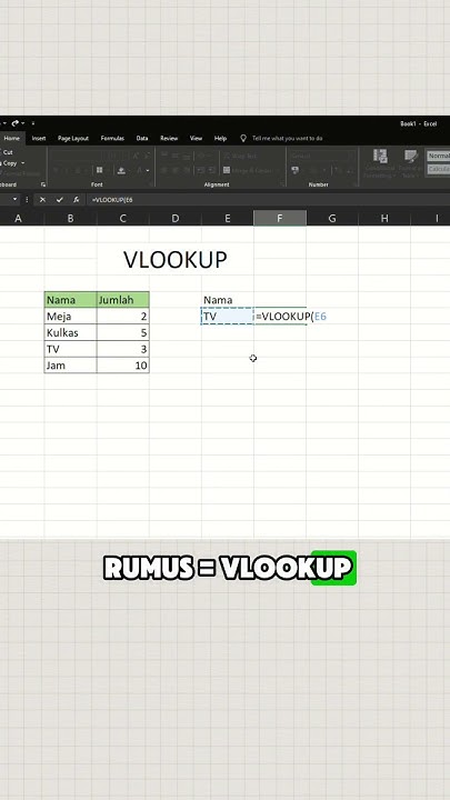 Vlookup di excel #shorts #excel #matematika - YouTube