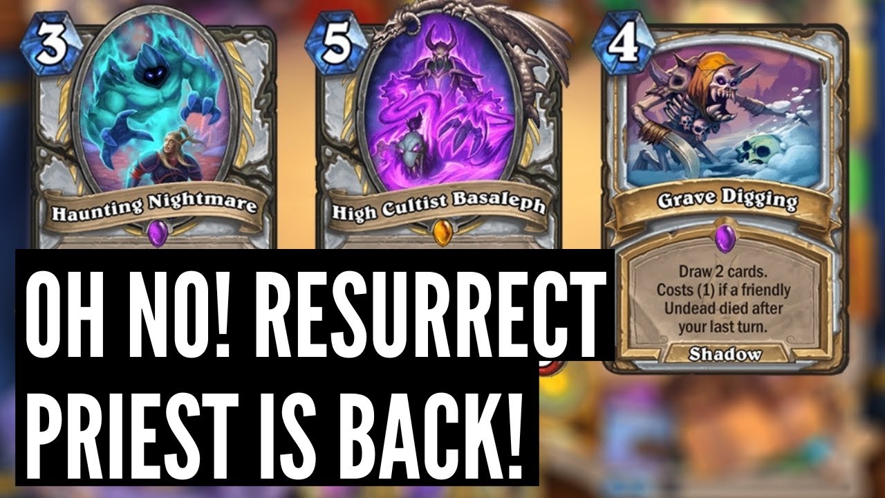 ALL Priest cards REVEALED! Resurrect Priest is BACK? OH NO! | March of ...