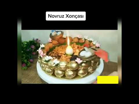 Novruz Xoncasi . Novruz Nisan Xoncasi hazirlamaq . el isi hazirlamaq.