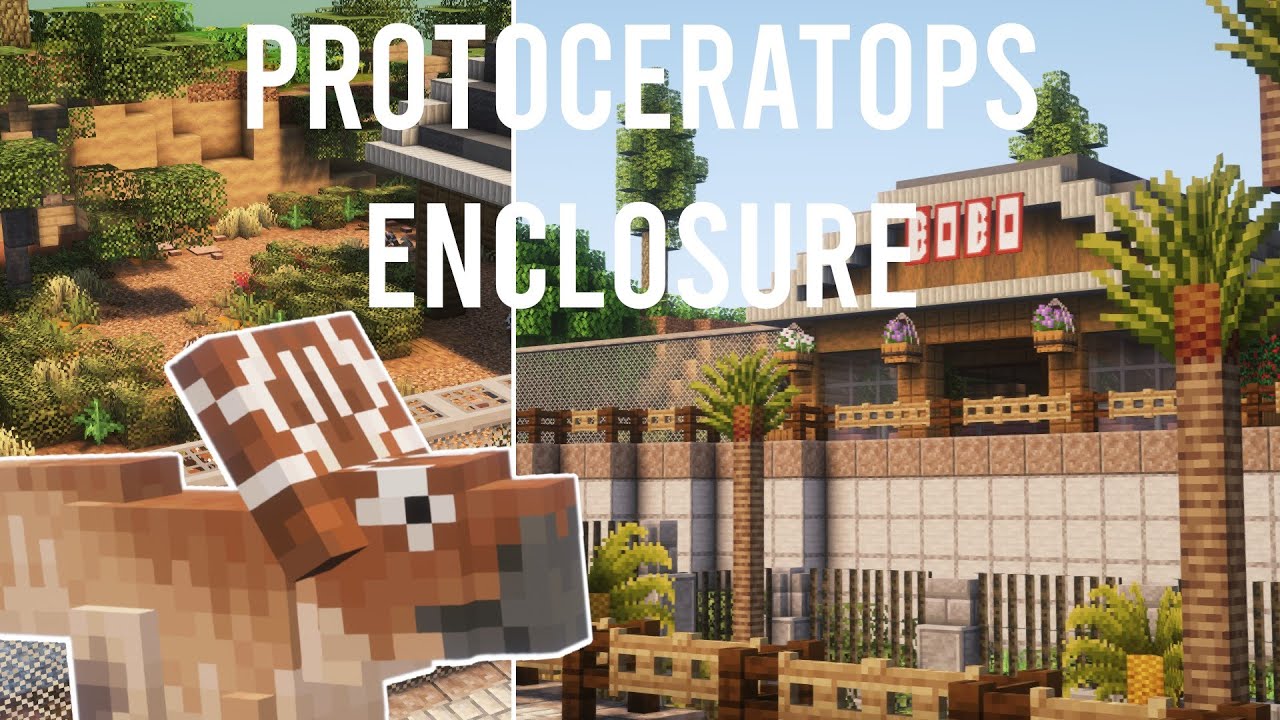 Protoceratops Enclosure Speedbuild | Prehistoric Fauna Zoo - YouTube