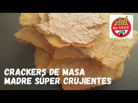 MASA MADRE sus beneficios. CRACKERS de masa madre muy fáciles. - YouTube