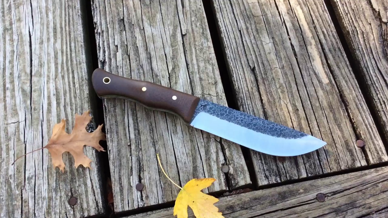 AA Forge Custom Knives- 360 view of the Leuku - YouTube