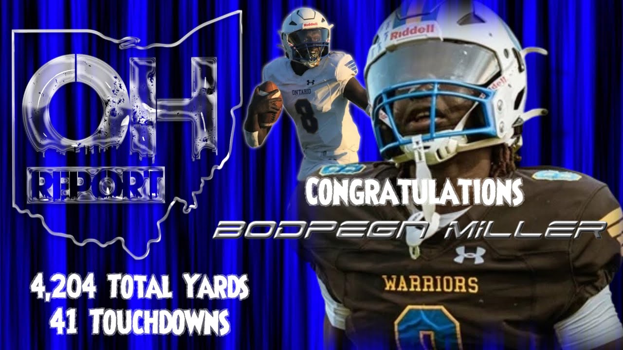 Bodpegn Miller Named Mr. Football Finalist - YouTube