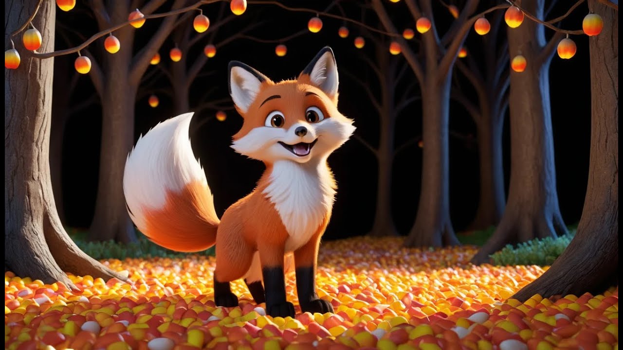 Fluffy Fox and the Candy Corn Forest | Sweet Adventure Song for Kids ...