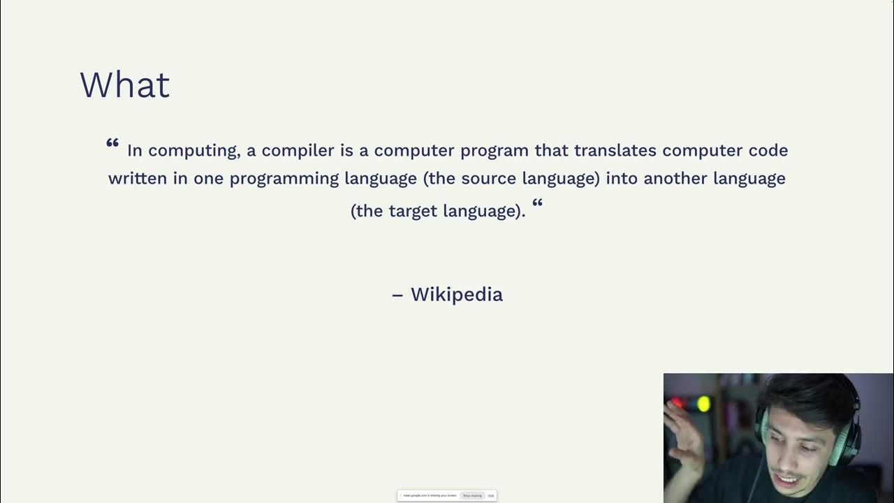 Missing Semester 0x02: Compilers 00: Introduction to Compilers - YouTube
