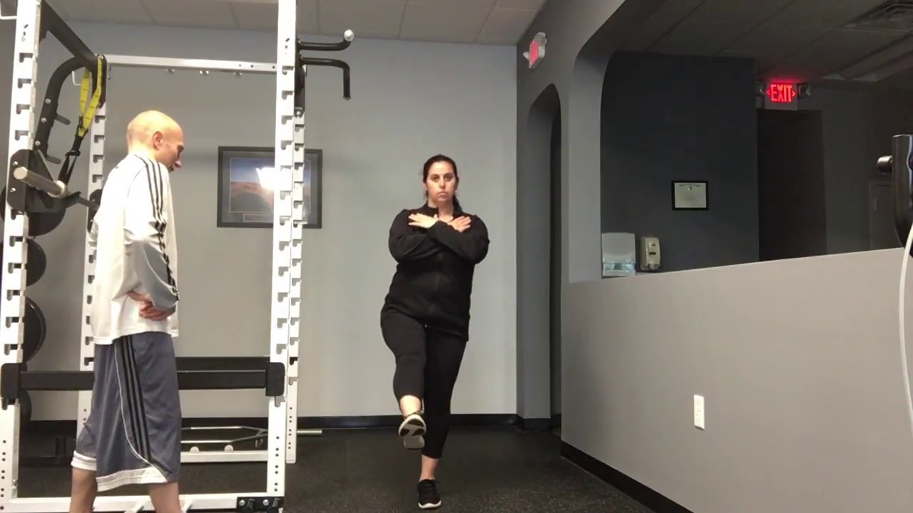 Single-Leg Squat Test - YouTube
