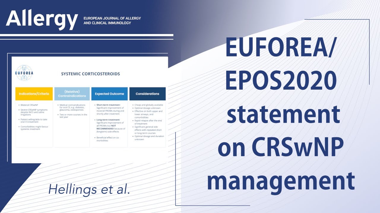 EUFOREA/EPOS2020 statement on the clinical considerations for CRSwNP ...