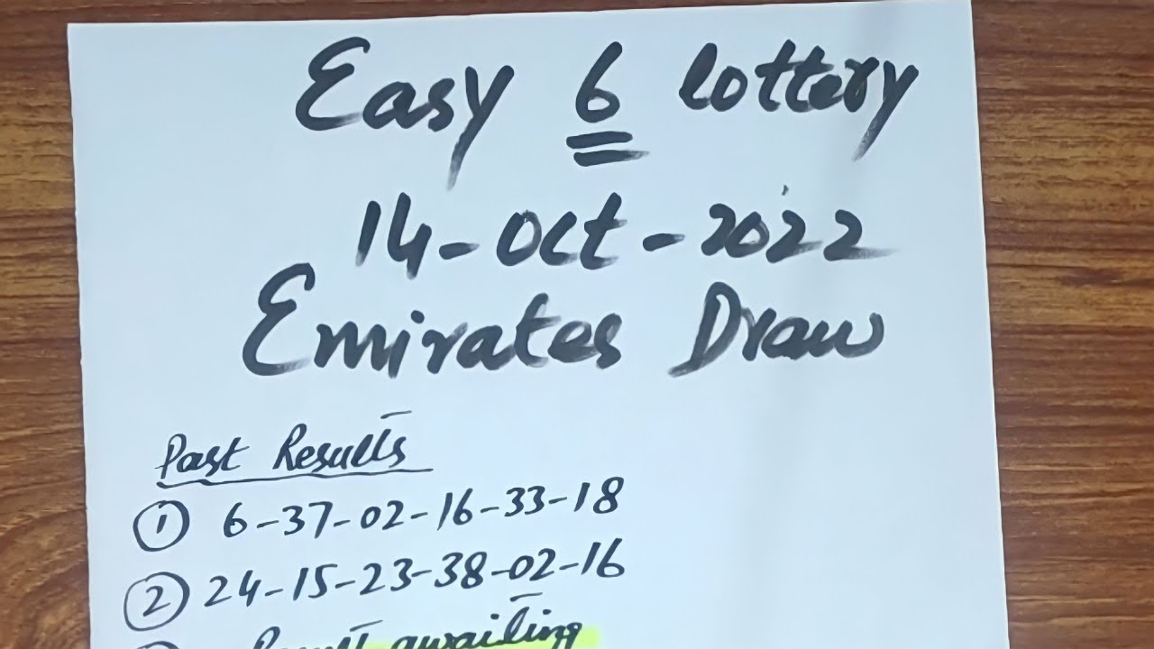 Easy 6 Draw Prediction 14 October 2022 - YouTube