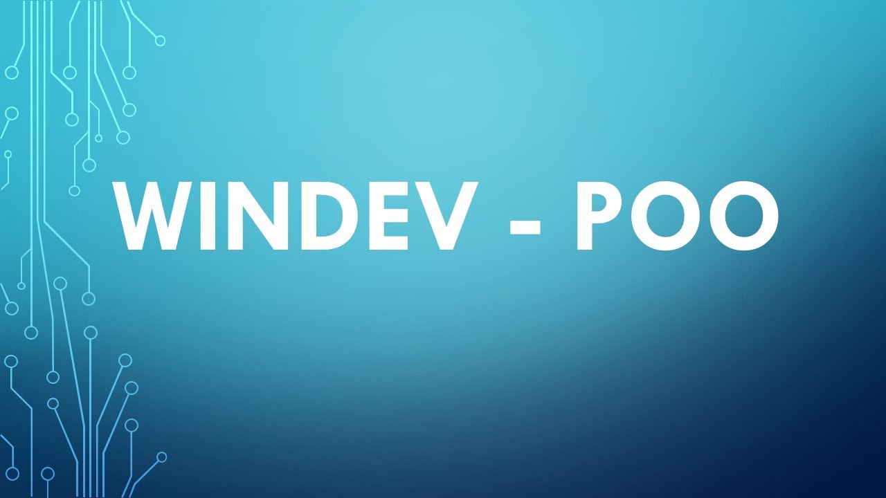 Préparons quelque chose de nouveau : Tutoriel WINDEV-POO - YouTube