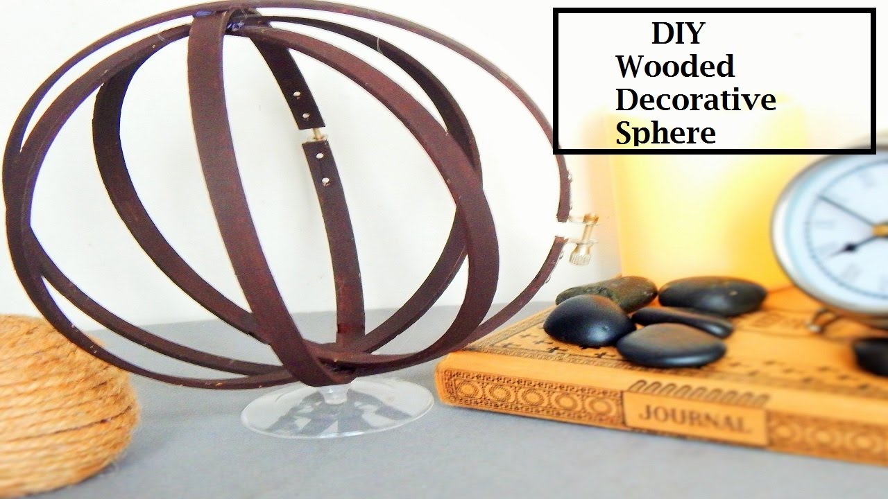 DIY Wooden Sphere - YouTube