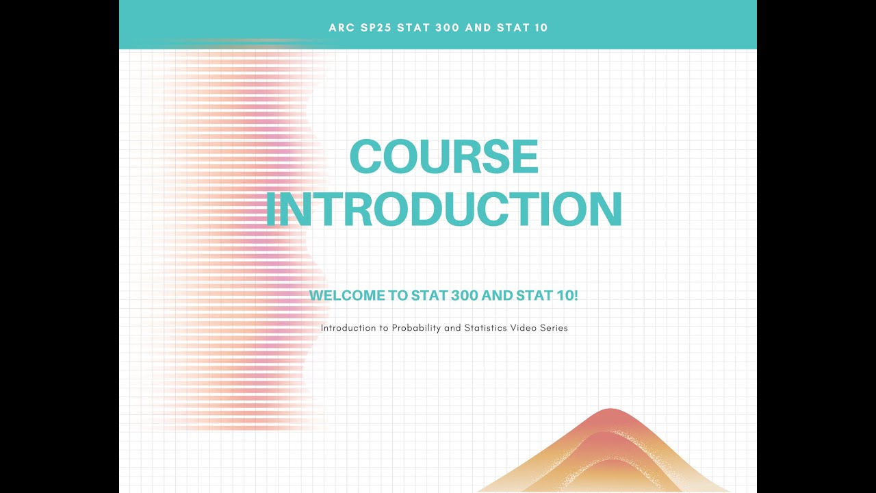 Welcome to Stat 300 and Stat 10 - YouTube