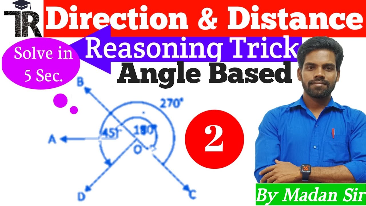 Direction and distance tricks | दिशा और दूरी निकालने की ट्रिक | How to ...