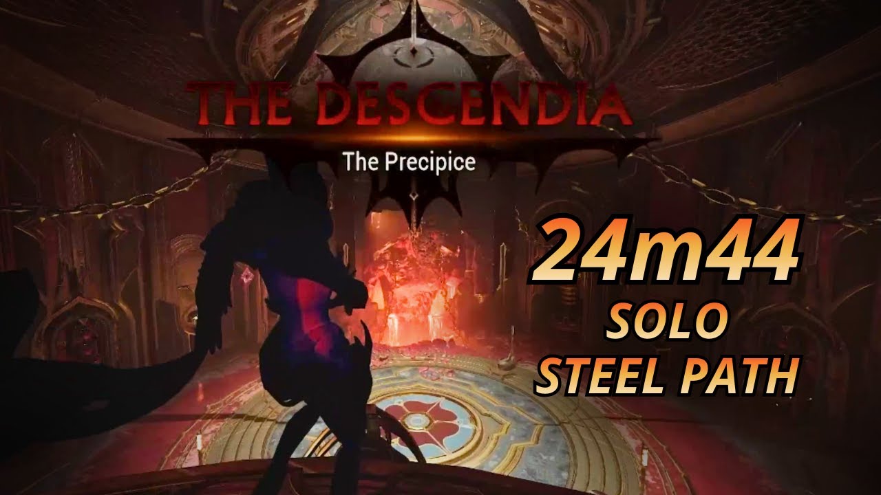 Warframe | The Descendia – Steel Path Solo Speedrun (24:44) - YouTube