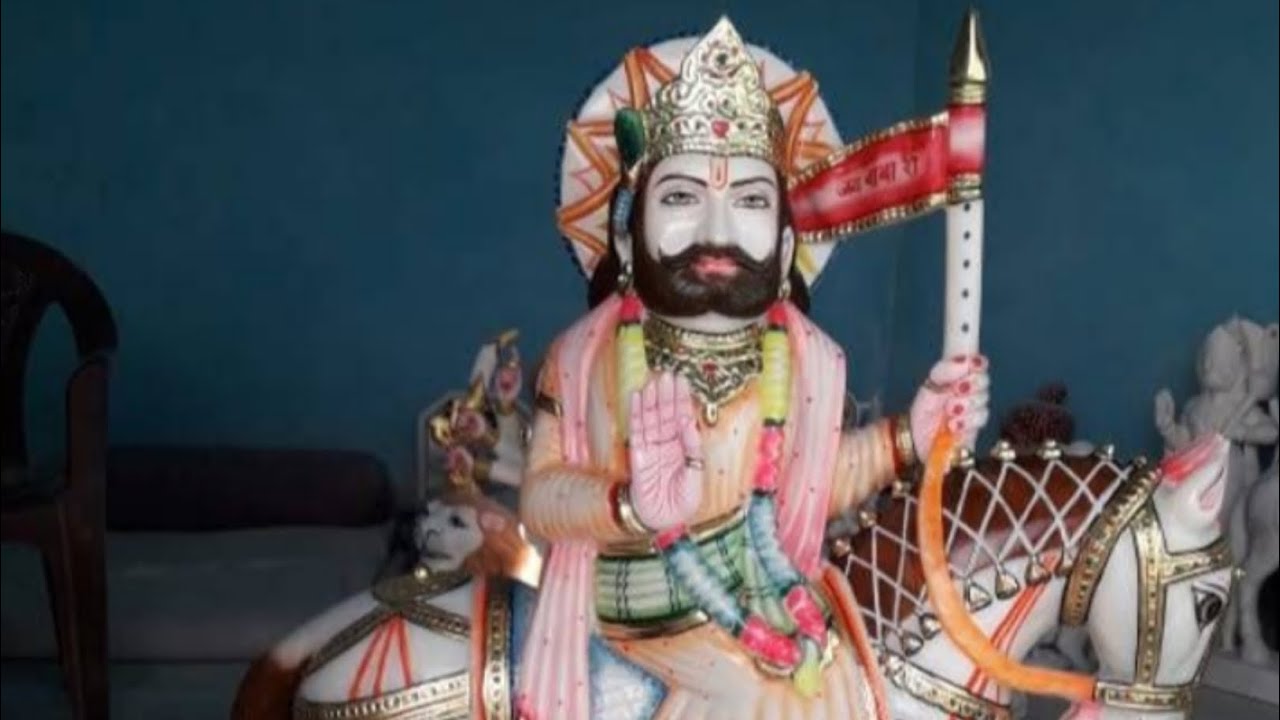 marble Ramdev Baba marble murti..9057296034 - YouTube