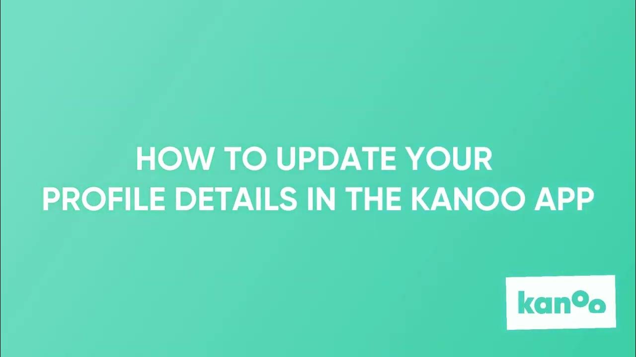 How to update Profile Details - YouTube