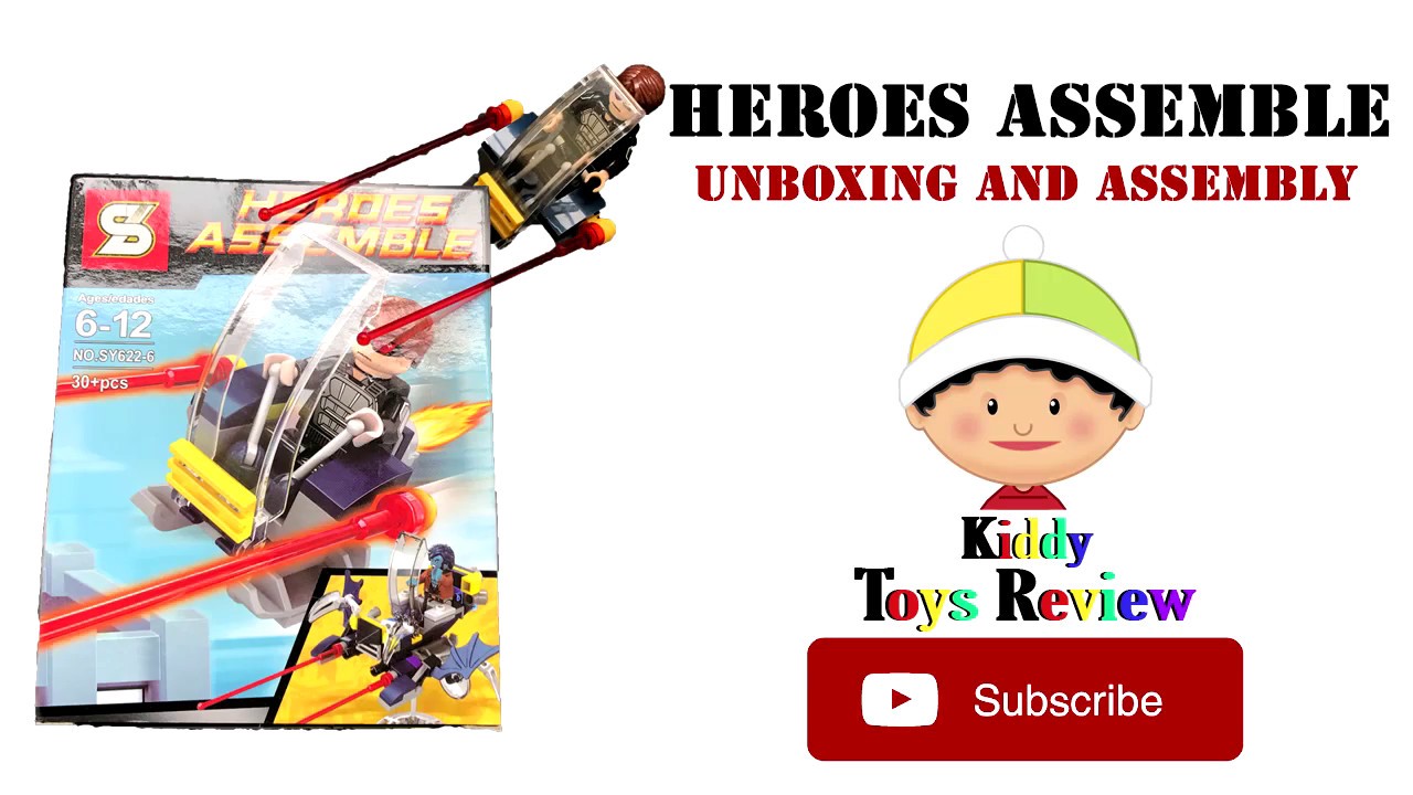 Heroes Assemble Unboxing and Assembly Toys Review - Video 2 - YouTube