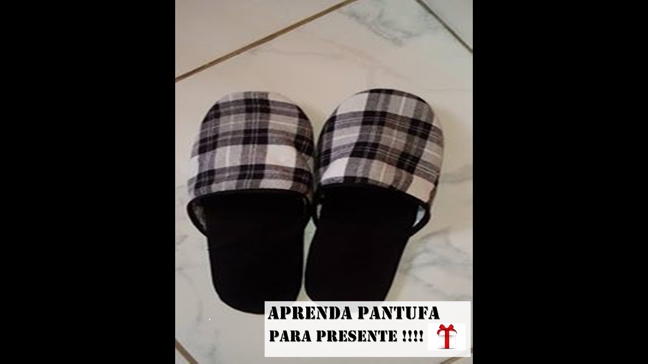 Como fazer pantufa de tecido fácil (sem viés) - YouTube